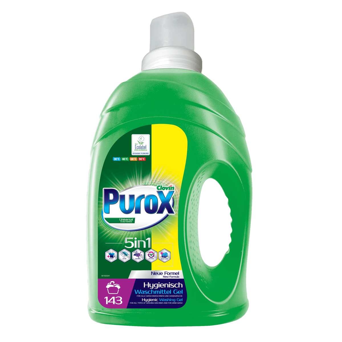 PUROX Гел за пране Universal 4.3л.