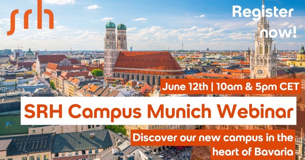 SRH University organizes online webinar about the new campus in Munich